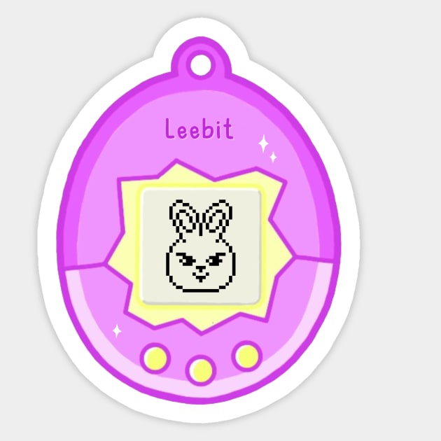 Tamagotchi Leebit - Lee Know - Stray Kids - Kpop Meme - Sticker | TeePublic