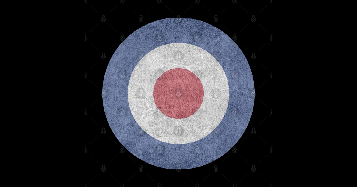 RAF Roundel - Grunge Effect - Raf Roundel Grunge - Posters and Art ...