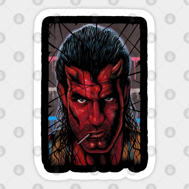 THE BAD GUY - Wwf - Sticker | TeePublic