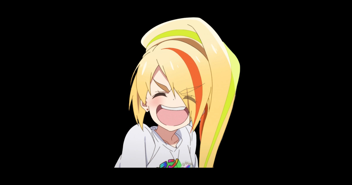 Saki Laughing - Zombieland Saga - Sticker | TeePublic