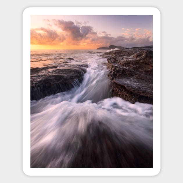 Flowing Inwards - Umina - Sticker | TeePublic