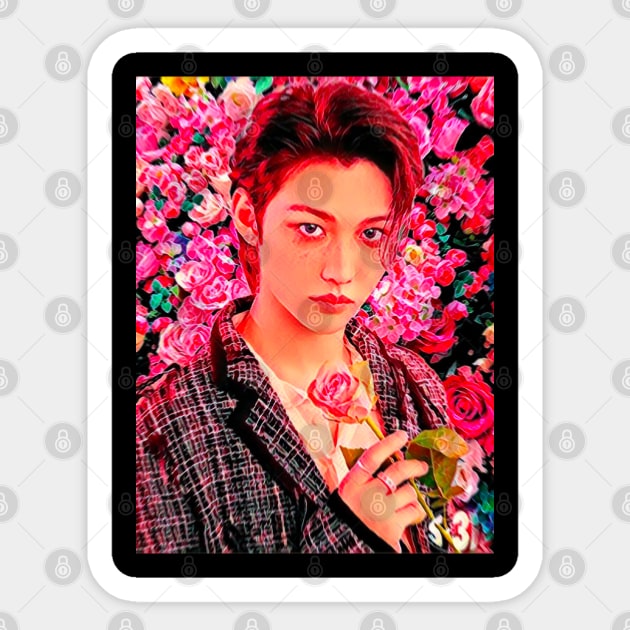 K-pop Stray Kids Felix Fan Art - Felix - Sticker | TeePublic