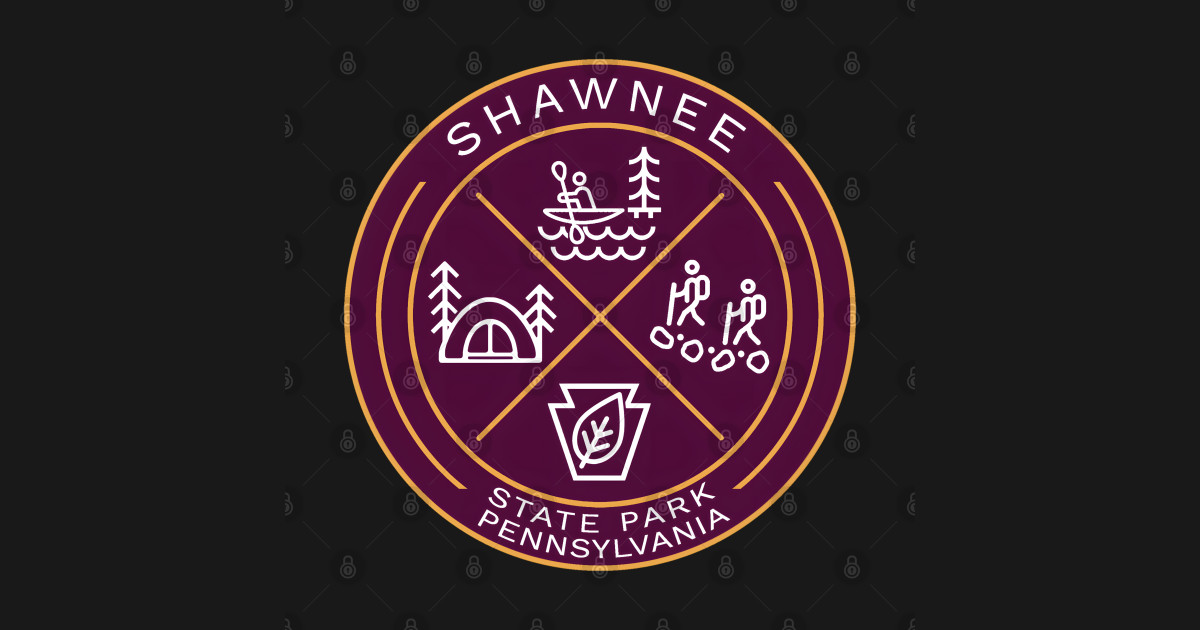 Shawnee State Park Heraldic - Shawnee Park - T-Shirt | TeePublic
