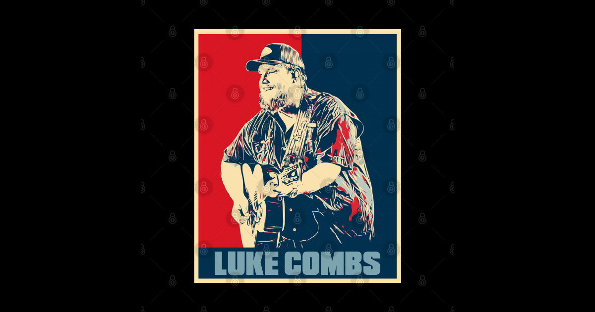 Luke Combs Concert Hope Poster Art - Luke Combs - Posters and Art ...