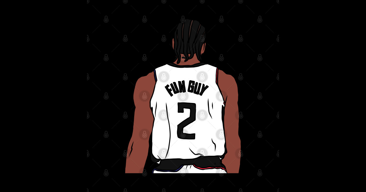 Kawhi Leonard Fun Guy - Kawhi Leonard - Sticker | TeePublic