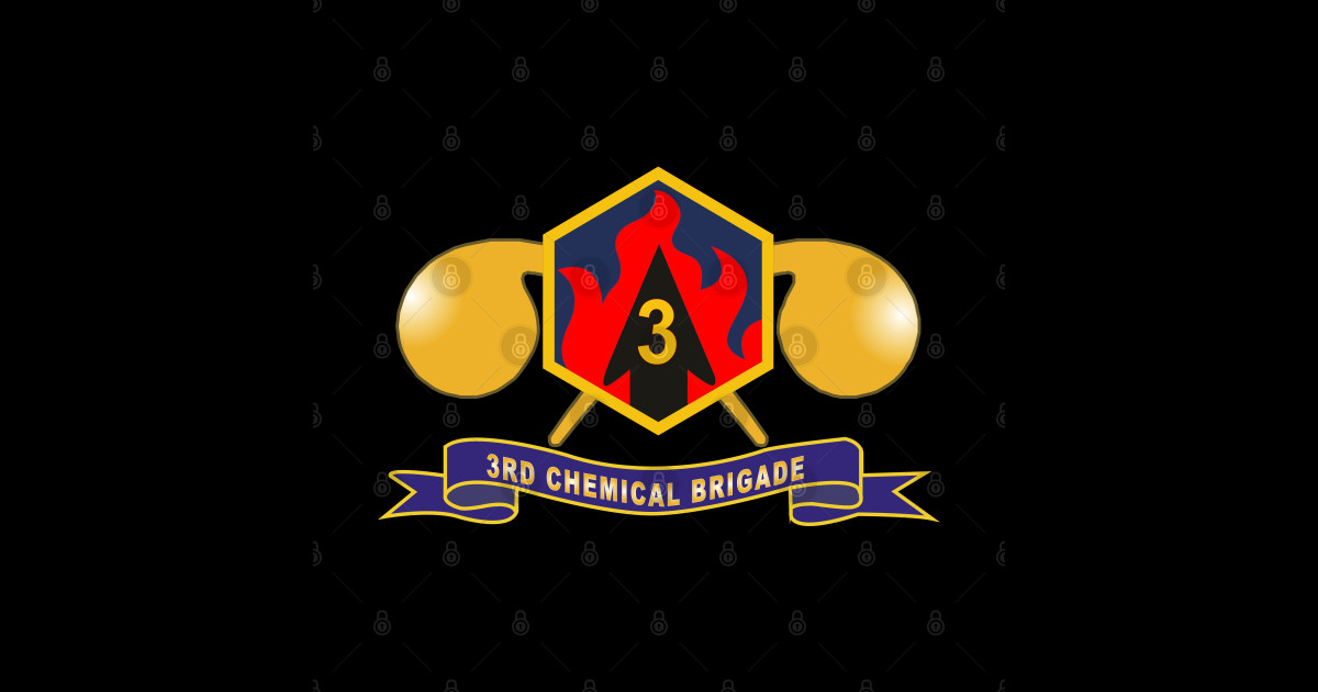 3rd Chemical Brigade - SSI w Br - Ribbon X 300 - 3rd Chemical Brigade ...