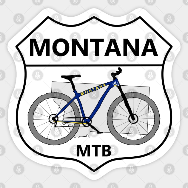 Montana MTB - Montana - Sticker | TeePublic