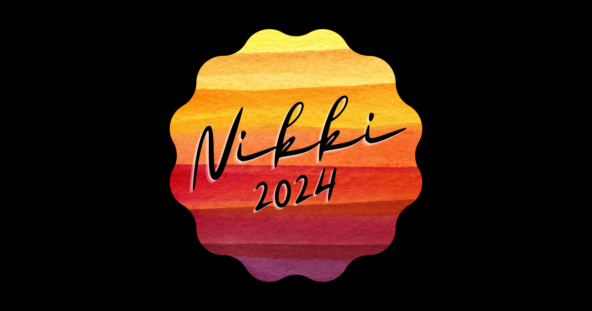 Nikki Haley 2024 (desert) - Pins - Sticker | TeePublic