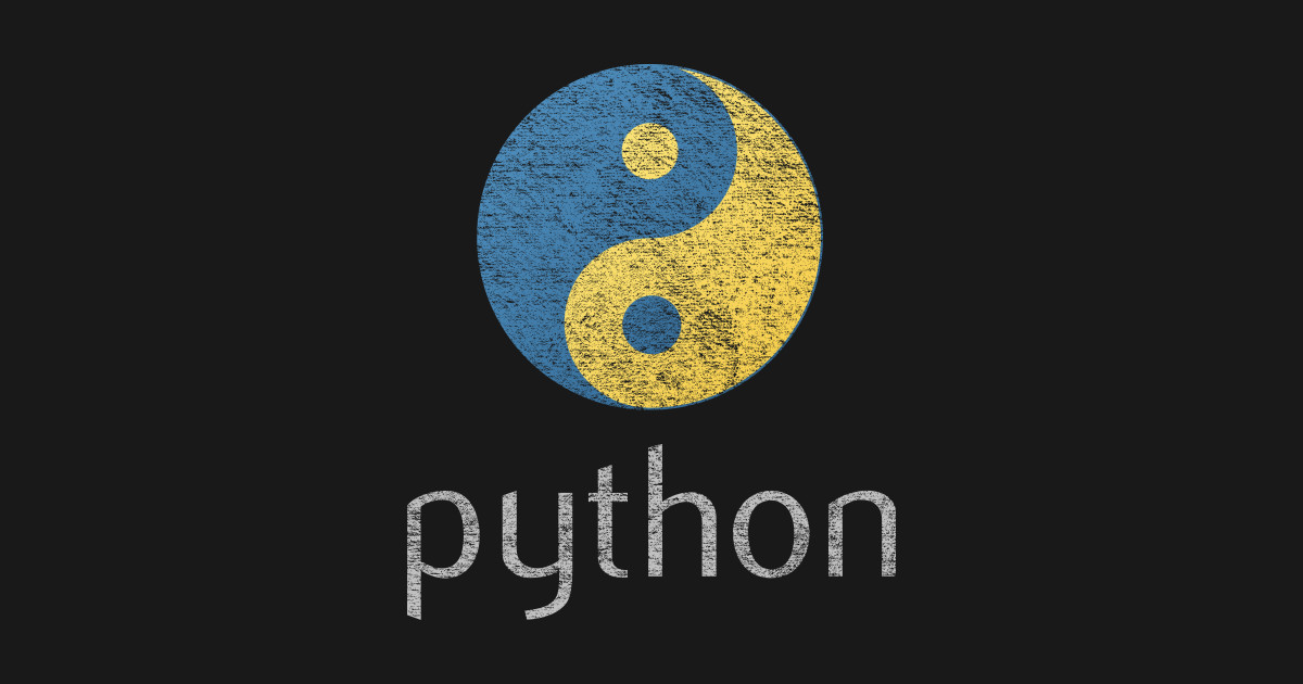 Python Yin Yang - Python Programming - Sticker | TeePublic Python Yin Yang - Python Programming - Sticker | TeePublic