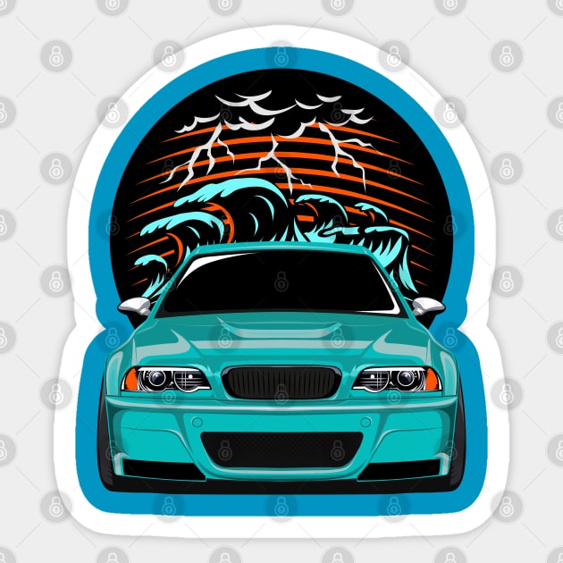 M3 E46 Germany Car - M3 E46 - Sticker | TeePublic