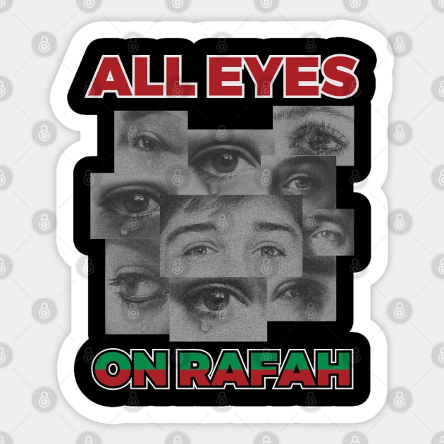 All-Eyes-On-Rafah - All Eyes On Rafah - Sticker | TeePublic