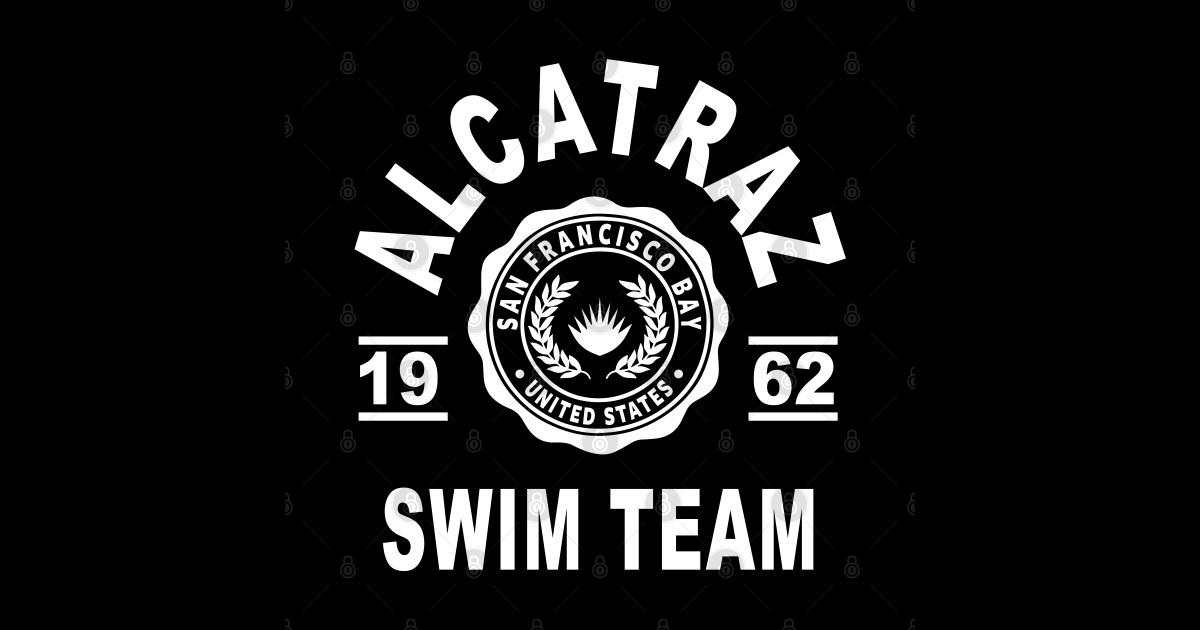 Alcatraz Swim Team - Alcatraz - Sticker | TeePublic