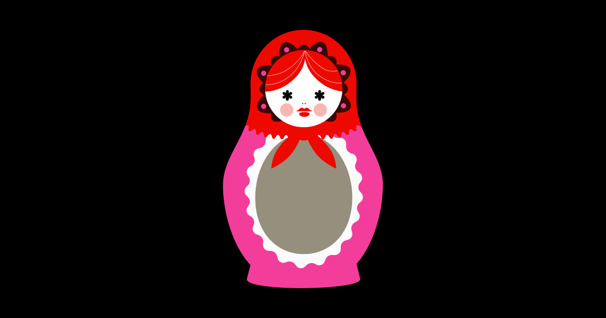 Matrioshka (v4) 006 - Matrioshka - Sticker | TeePublic