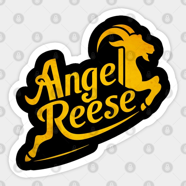 Angel Reese: Court GOAT - Angel Reese - Sticker | TeePublic