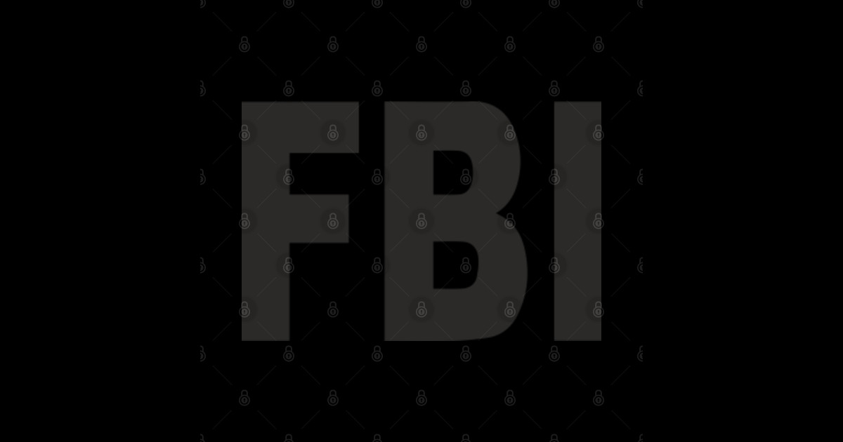 FBI black - Fbi Agent - Sticker | TeePublic