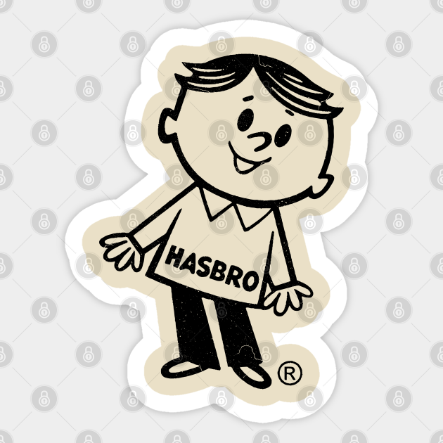 Hasbro Vintage Logo - Hasbro - Sticker | TeePublic