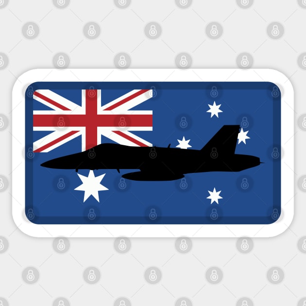 RAAF FA-18 Hornet - Raaf F 18 Hornet - Sticker | TeePublic