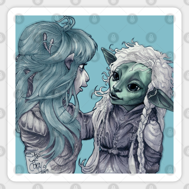 RIAN x DEET - The Dark Crystal Age Of Resistance - Sticker | TeePublic