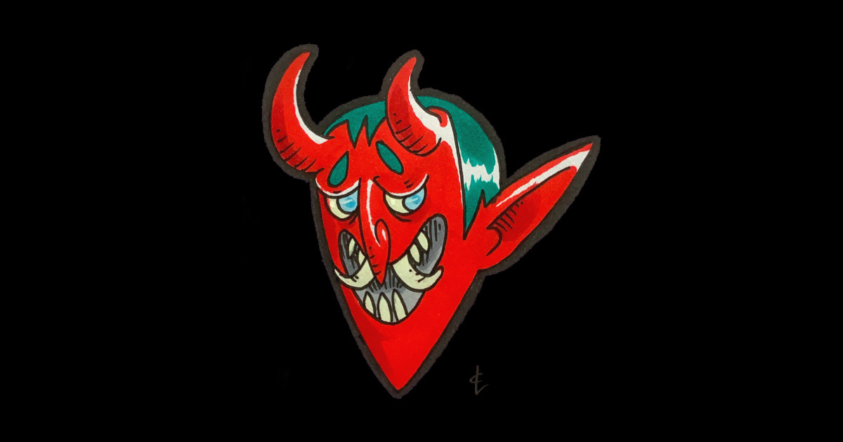 You Cheeky Devil! - Devil - Sticker | TeePublic