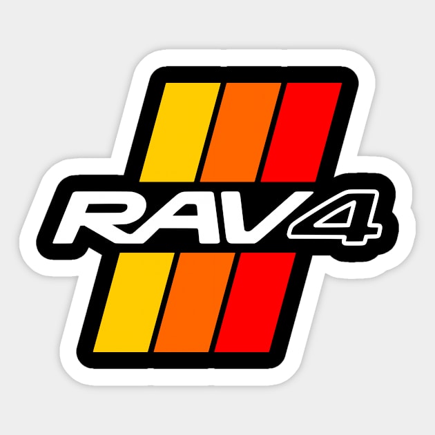 Toyota RAV4 Heritage Racing Livery Colors - Toyota Rav4 - Sticker ...