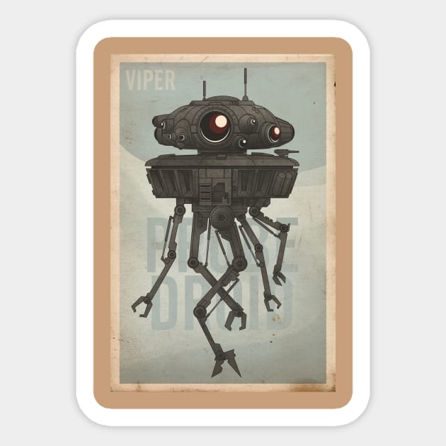 Viper Probe Droid - Star Wars - Sticker | TeePublic