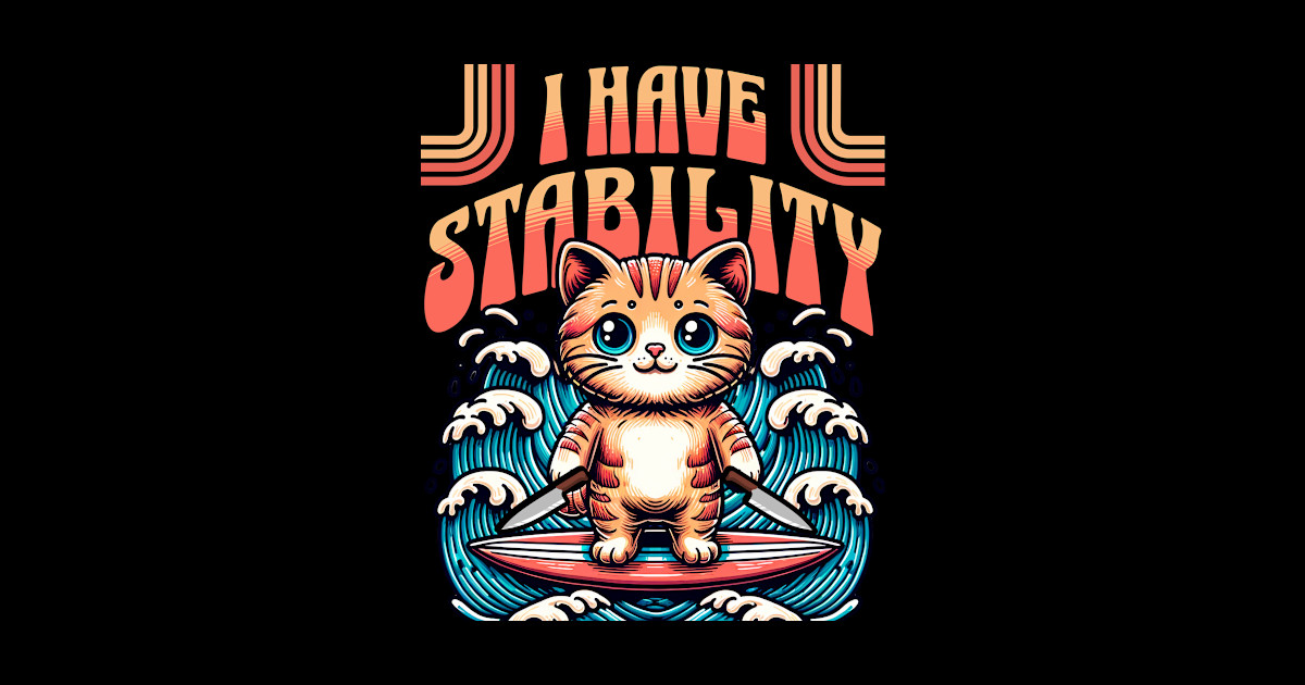 I Have Stability - I Have Stability - Sticker | TeePublic