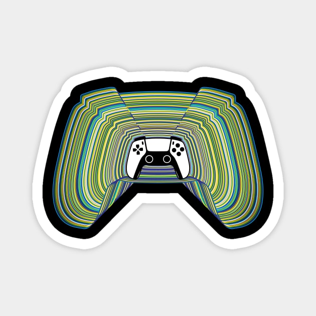 Trippy PS5 Controller - Video Game - Magnet | TeePublic