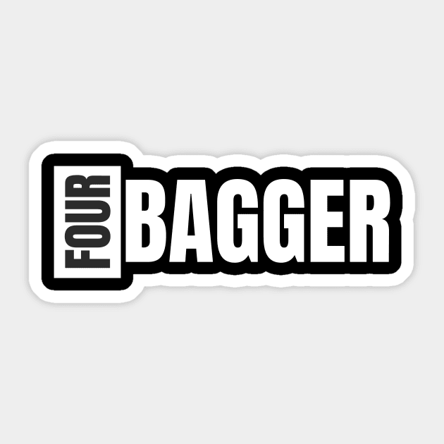Four Bagger Block - Cornhole - Sticker | TeePublic