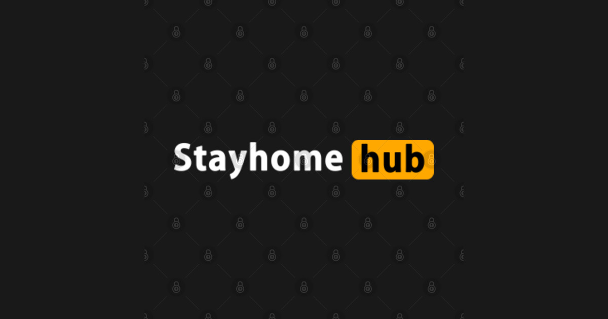 Stayhome hub - Stay Home - Hoodie | TeePublic