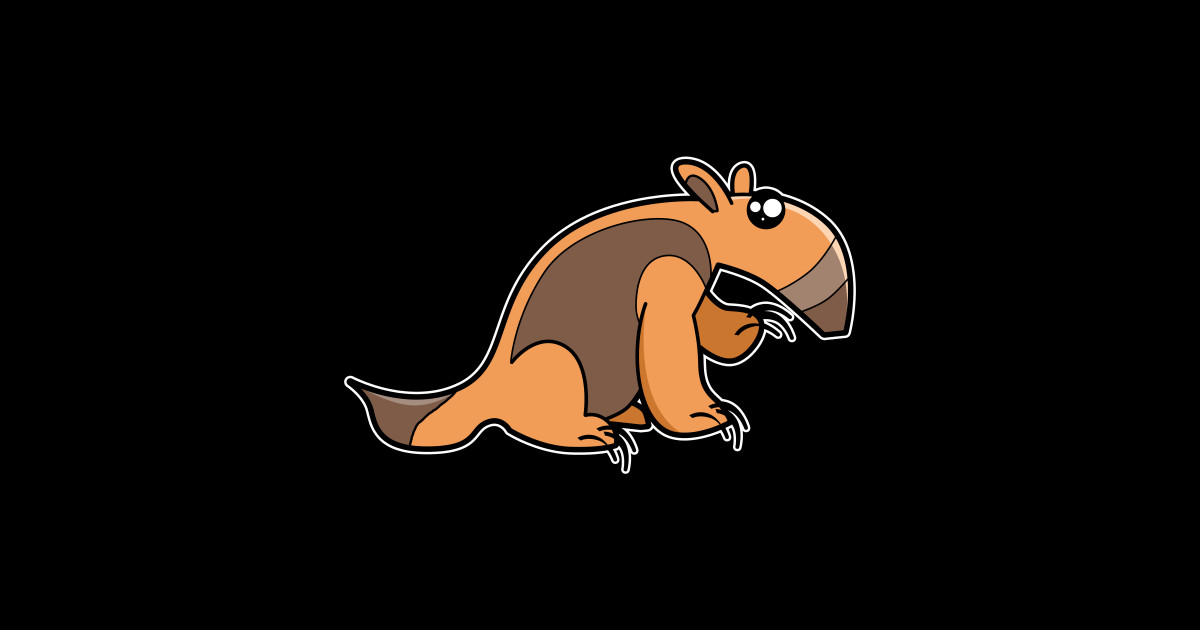 Cute Anteater - Cute Anteater - Sticker | TeePublic