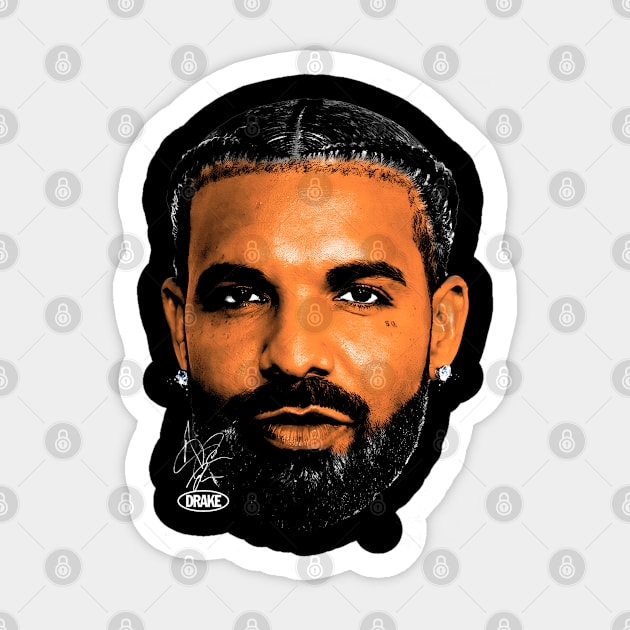 Drake Big Face - Drake - Sticker | TeePublic