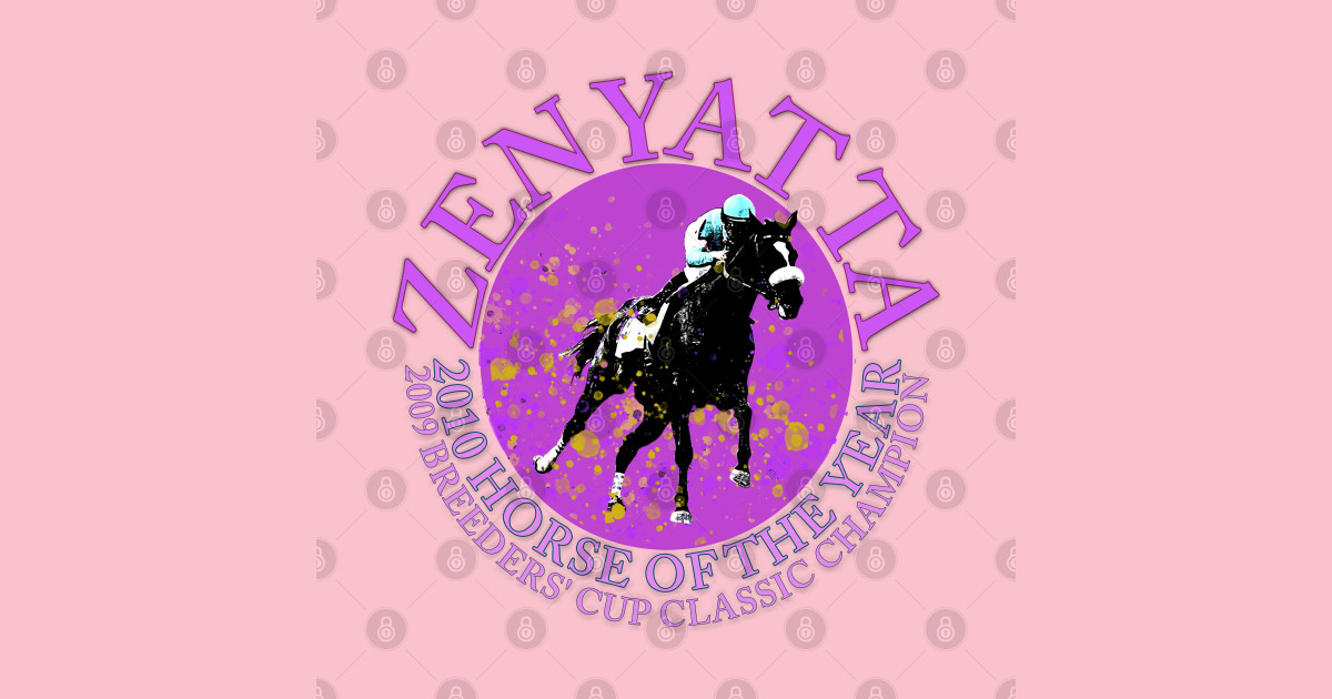 Zenyatta 2009 Breeders' Cup Champion 2010Horse of the Year design ...