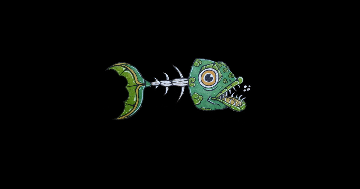 Dead fish - Fish - Sticker | TeePublic