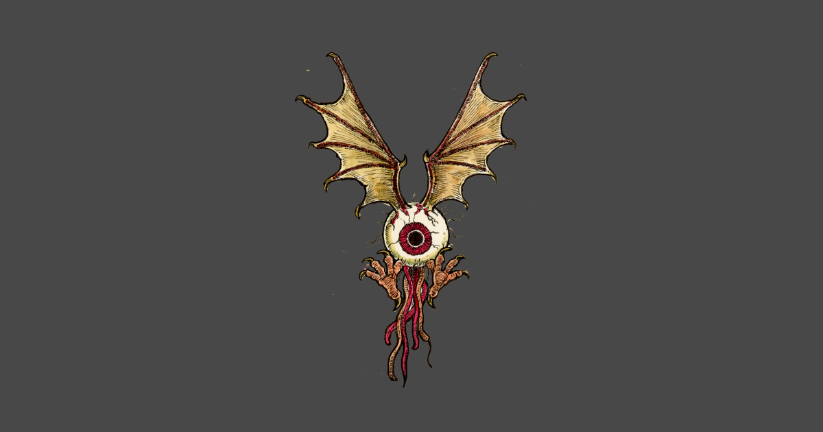 FLYING EYEBALL WITH CLAWS - Flying Eyeball - T-Shirt | TeePublic