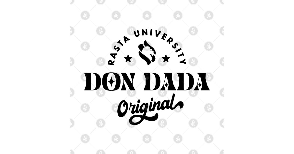 Rasta University Don Dada Original Reggae - Reggae - T-Shirt | TeePublic