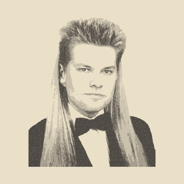 Theo Von High School Prom Mullet Portrait - Theo Von - T-Shirt | TeePublic