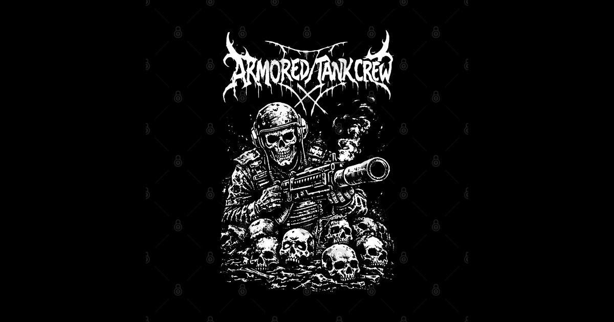 Armored Tank Crew – Death From Armor - Armored Division - Sticker ...