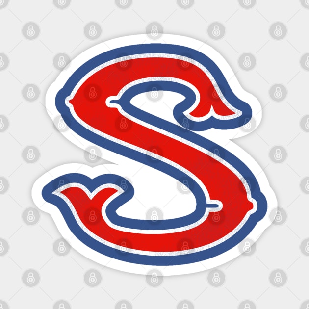 Defunct Seattle Rainiers Baseball Hat Crest - Baseball - Magnet | TeePublic