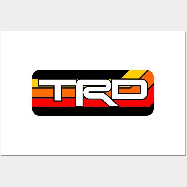 TRD Heritage stripes - Trd Logo - Posters and Art Prints | TeePublic