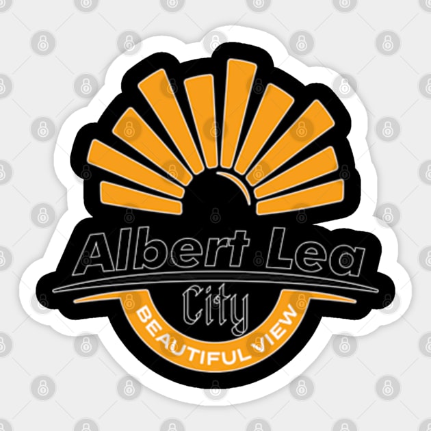 Albert Lea City - Albert Lea - Sticker | TeePublic