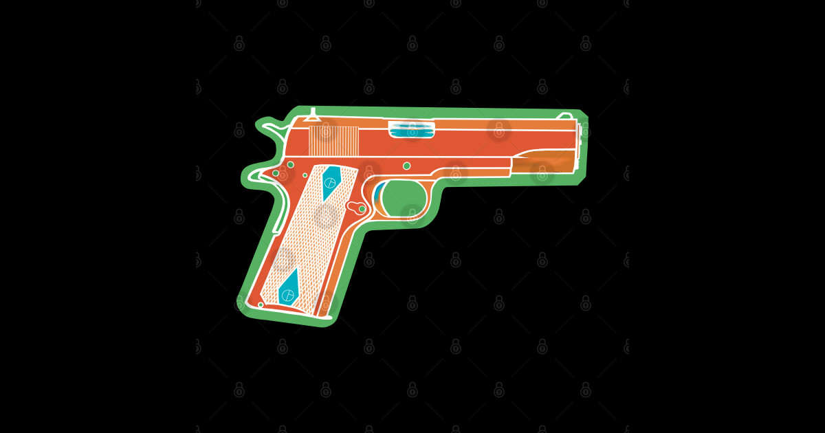 1911 - Pistol - Sticker | TeePublic