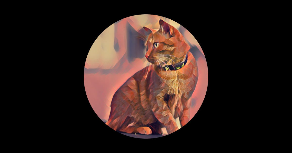 Cute floppy cat - Cute Floppy Cat - Sticker | TeePublic