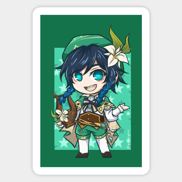 Chibi Venti - Genshin Impact - Sticker | TeePublic