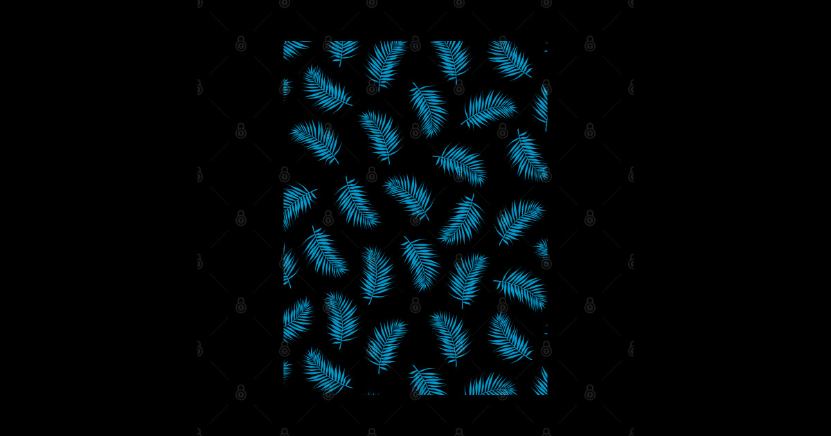 Tropical Leaf Pattern - Tropical Leaves - Sticker | TeePublic