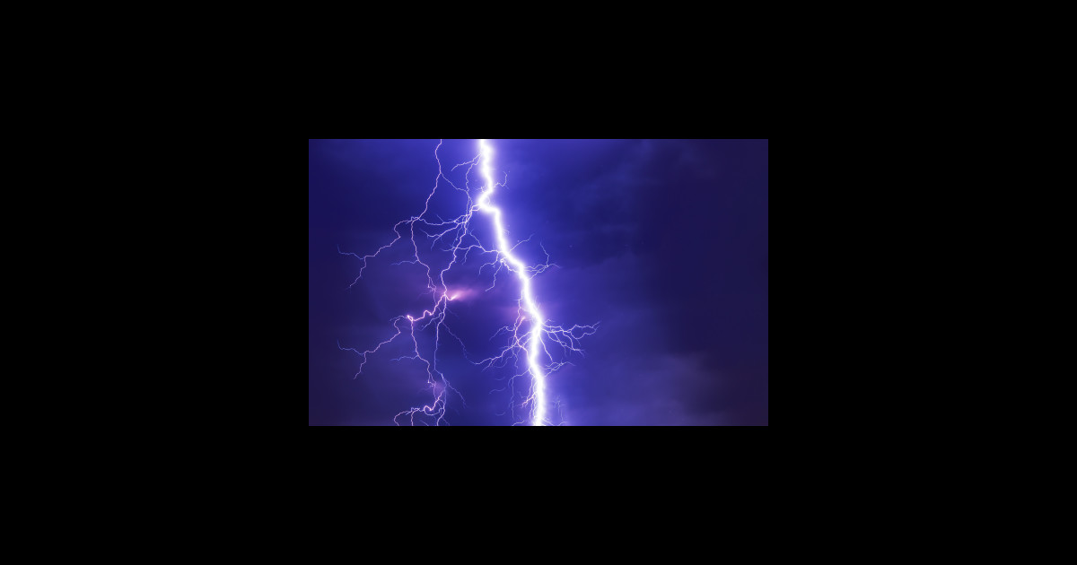 Lightning Strike - Lightning - Sticker | TeePublic