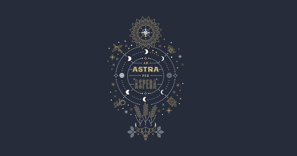 Ad Astra - Astrology - Sticker | TeePublic