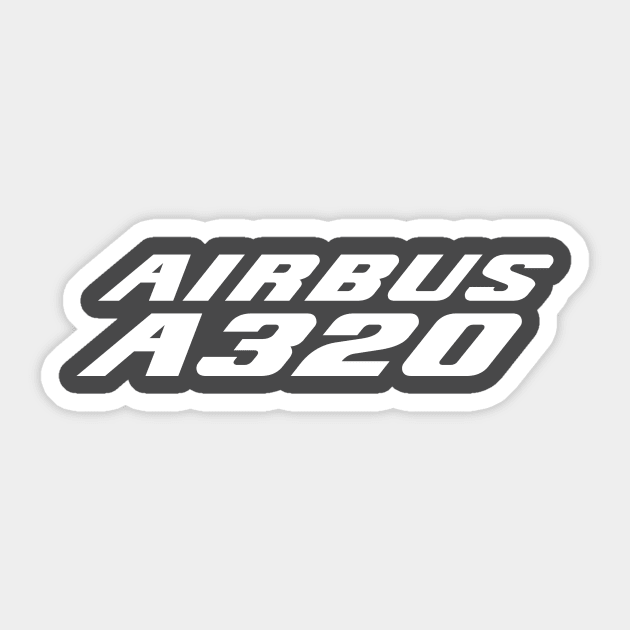 AIRBUS A320 - Airbus - Sticker | TeePublic