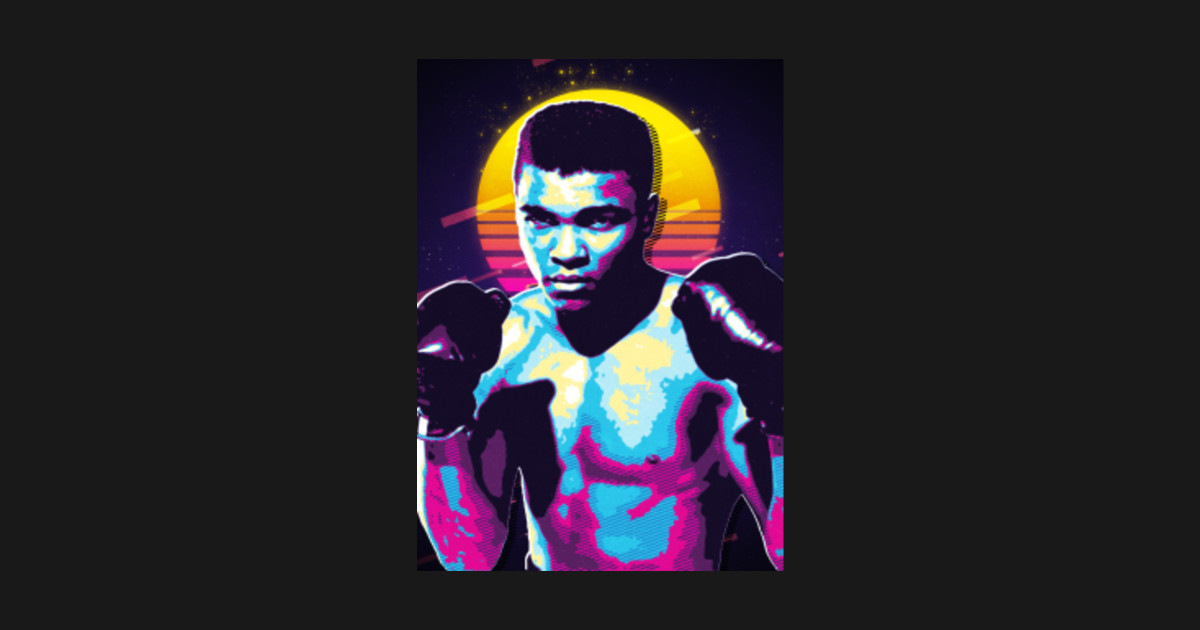 retro 80s muhammad ali - Muhammad Ali - T-Shirt | TeePublic