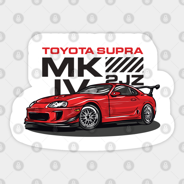 TOYOTA SUPRA MK4 MKIV 2JZ JDM LEGEND - Supra Mk4 - Sticker | TeePublic