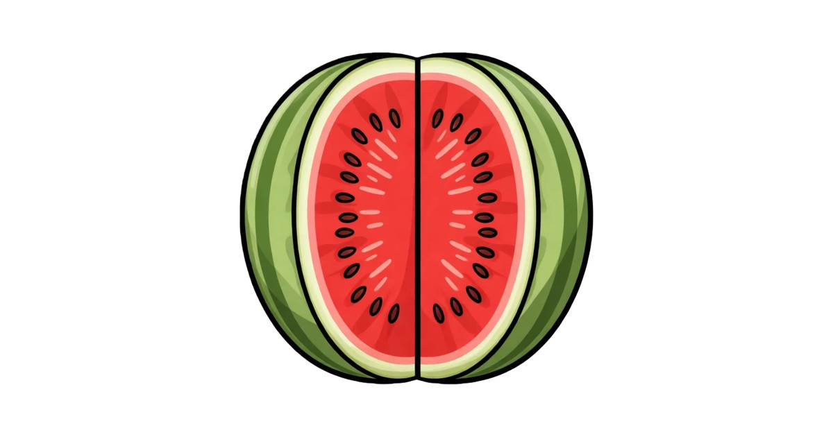 Fresh Watermelon Fruit Design - Watermelon Design - T-Shirt | TeePublic